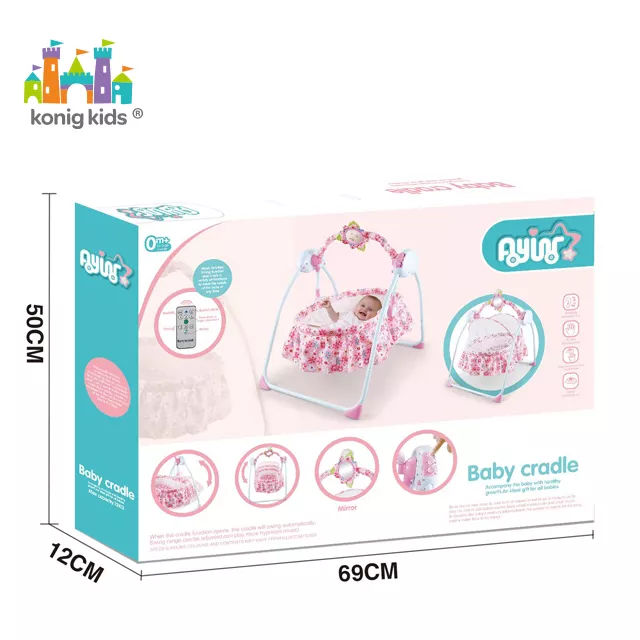 Automatic Swing Rocking Crib Bed – konigkids